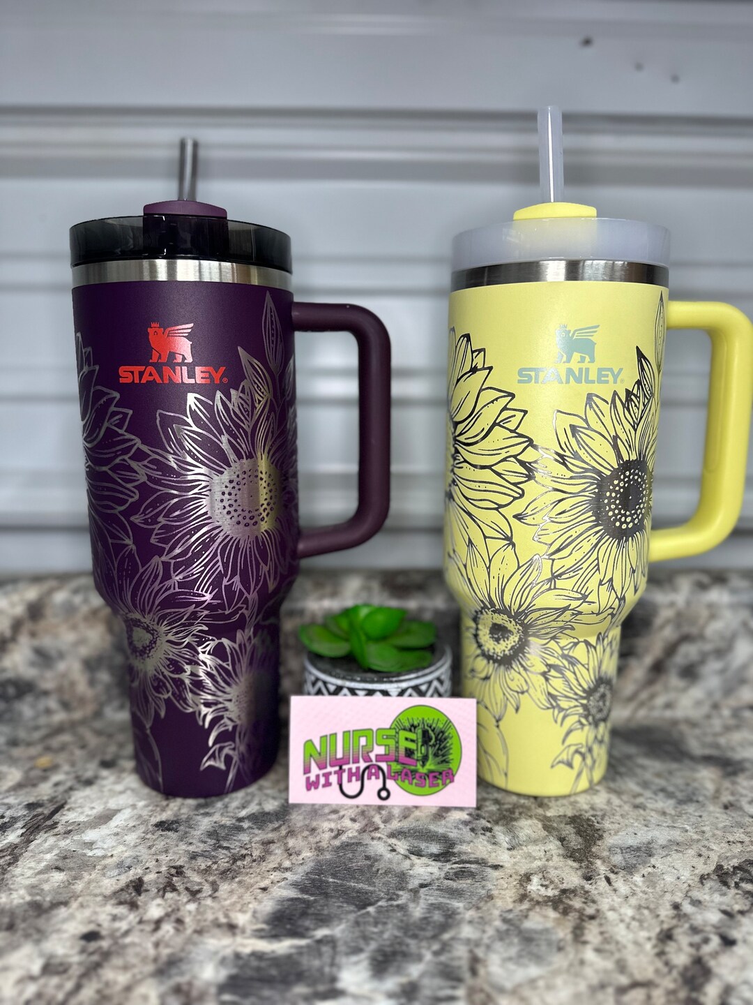 Sunflower, Full Sunflowers, Sunflower Gift, Laser Engraved Tumbler - Etsy