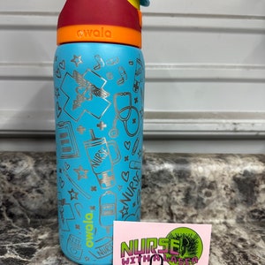 New Owala 40oz Laser Engraved Nurse Water Bottle - Etsy