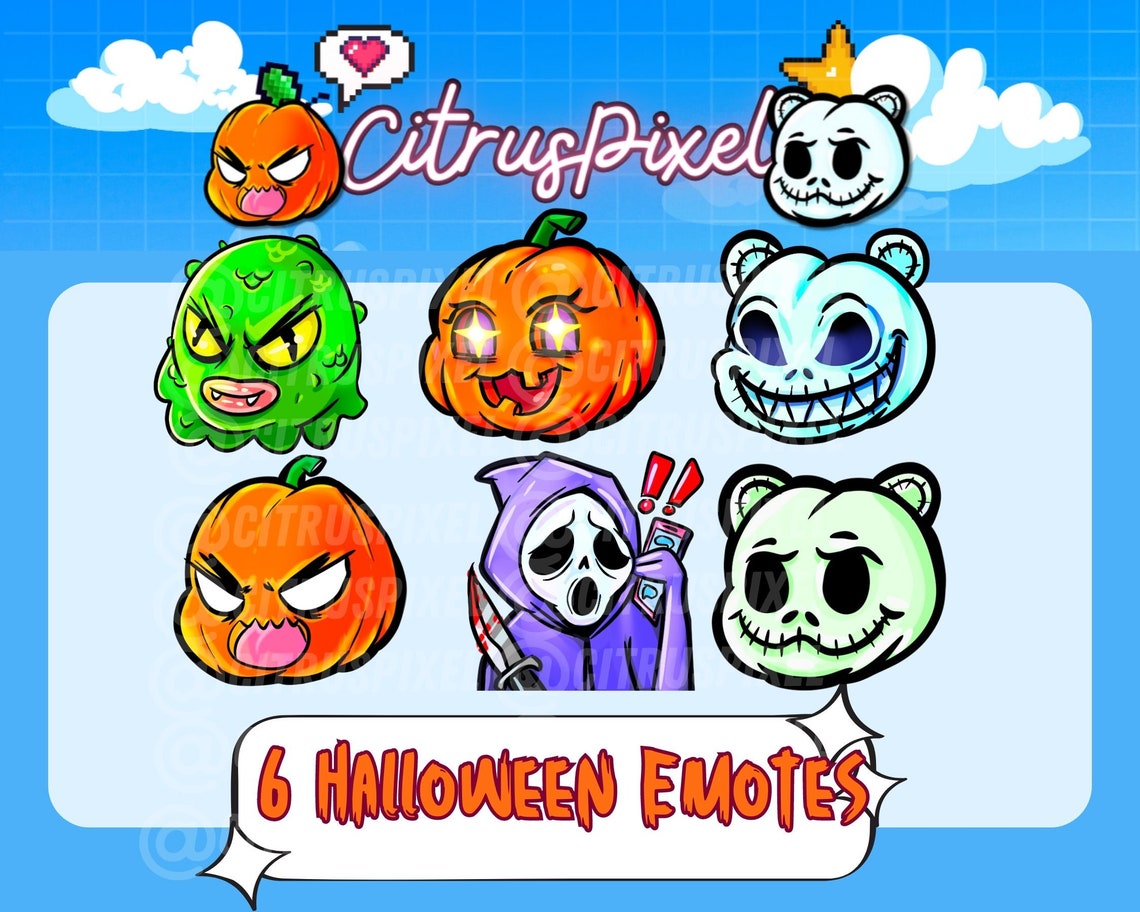 Twitch Emotes, Twitch Sub Emotes, Pumpkin Emotes, Monster Emotes ...