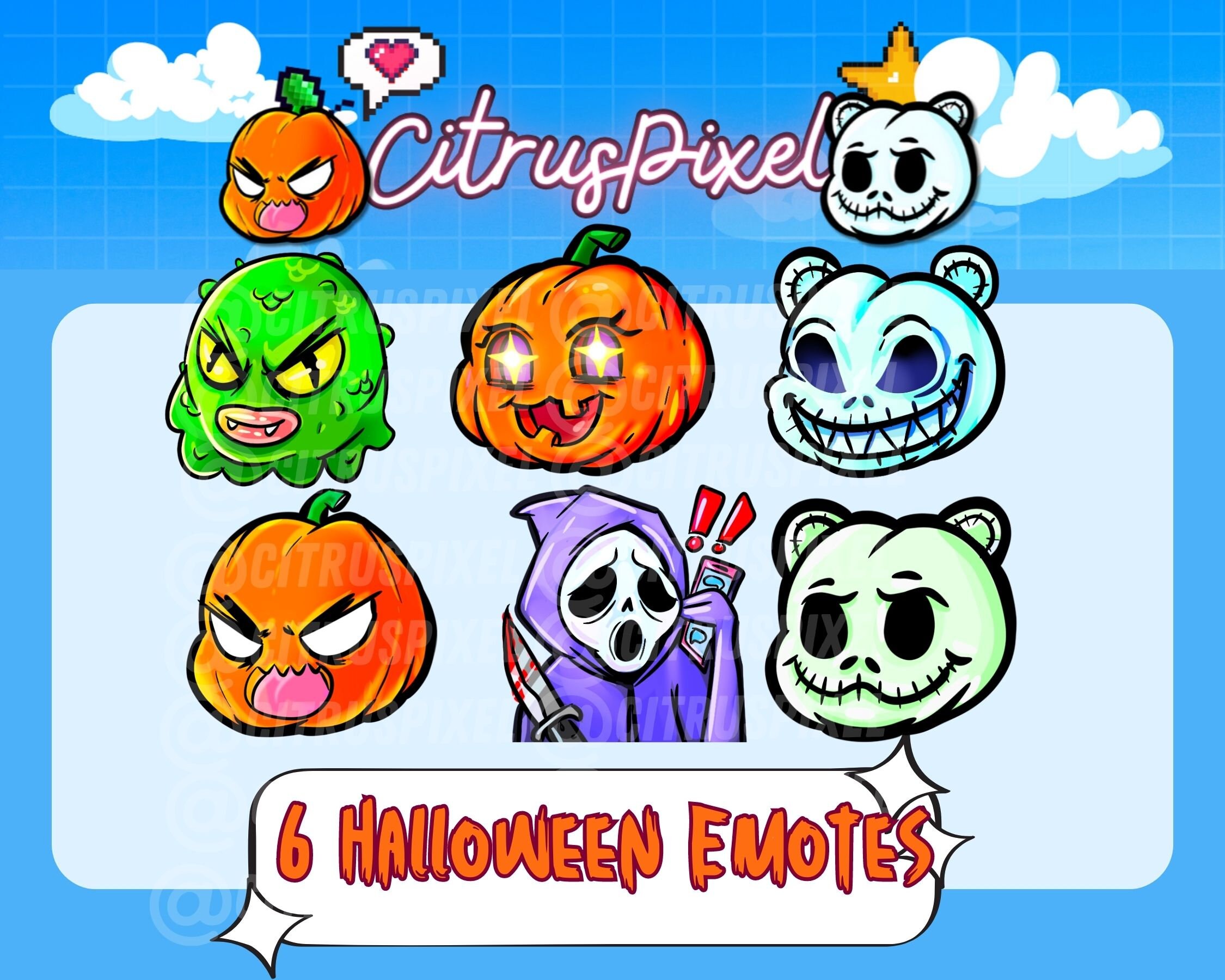 Twitch Emotes, Twitch Sub Emotes, Pumpkin Emotes, Monster Emotes ...