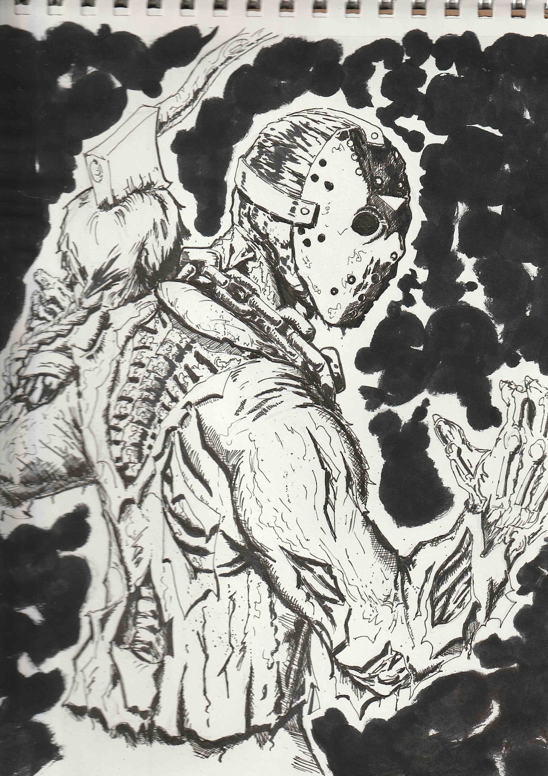 Jason Vorhees Friday the 13th Part 7 - Etsy
