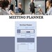 PDF Printable Meeting Notes Planner, Pdf Printable Planner, Set Project ...