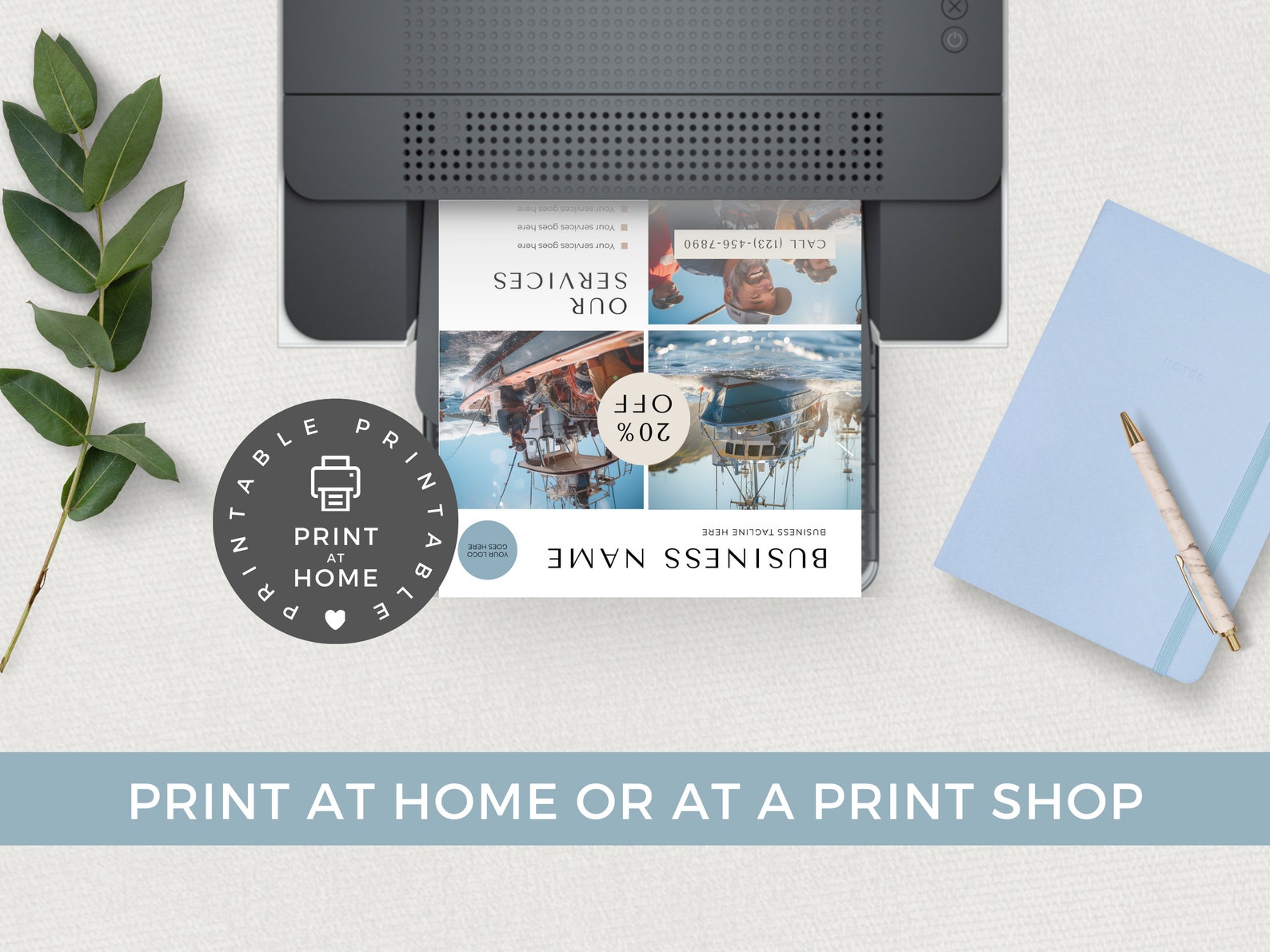 Fishing Charter Flyer Editable DIY Marketing Instant Download Edit in ...