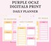 PDF Printable Daily Planner, Printable Planner, Printable Diary, PDF ...