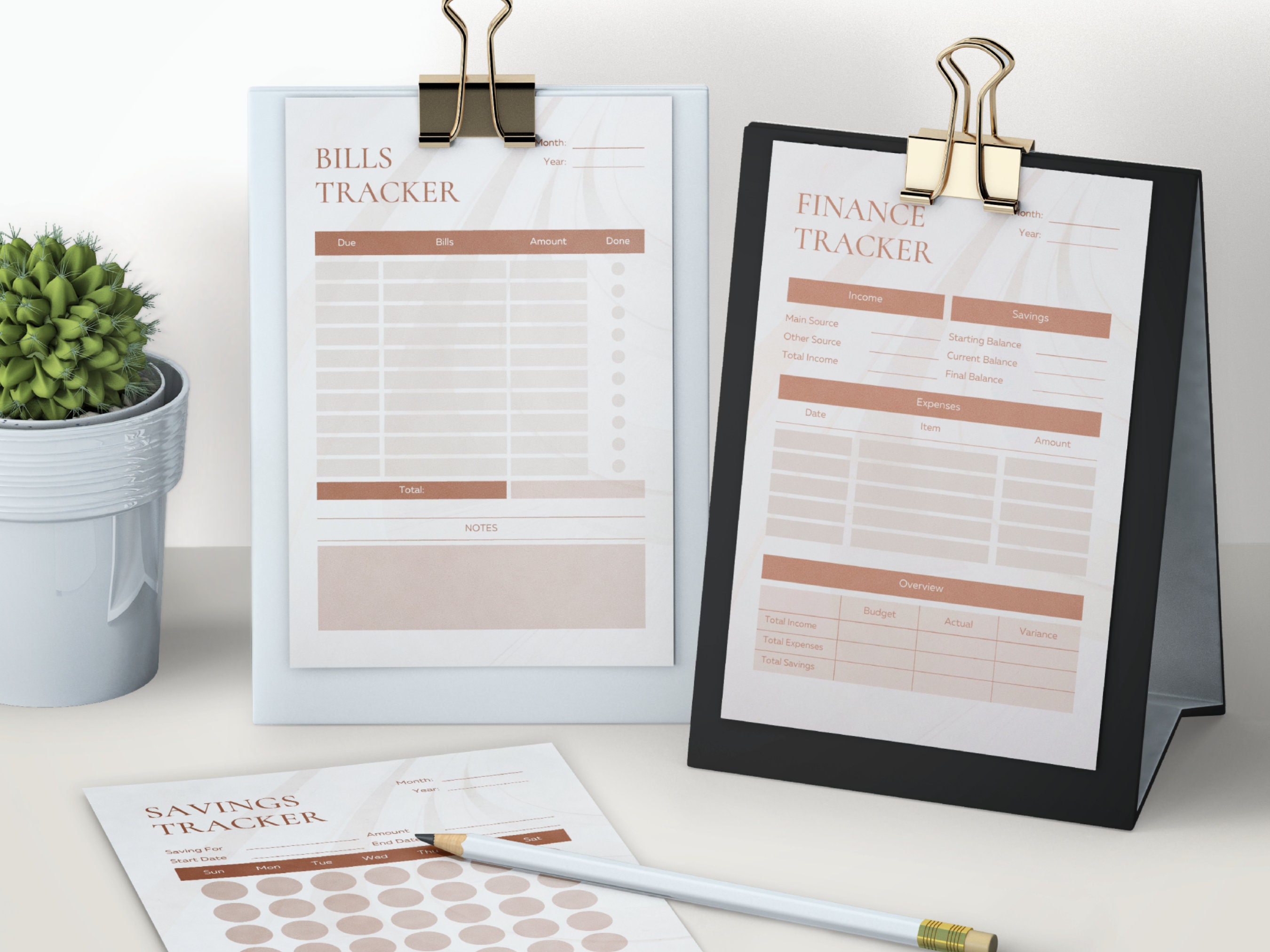 PDF Printable Finance Tracker Instant Access Printable - Etsy