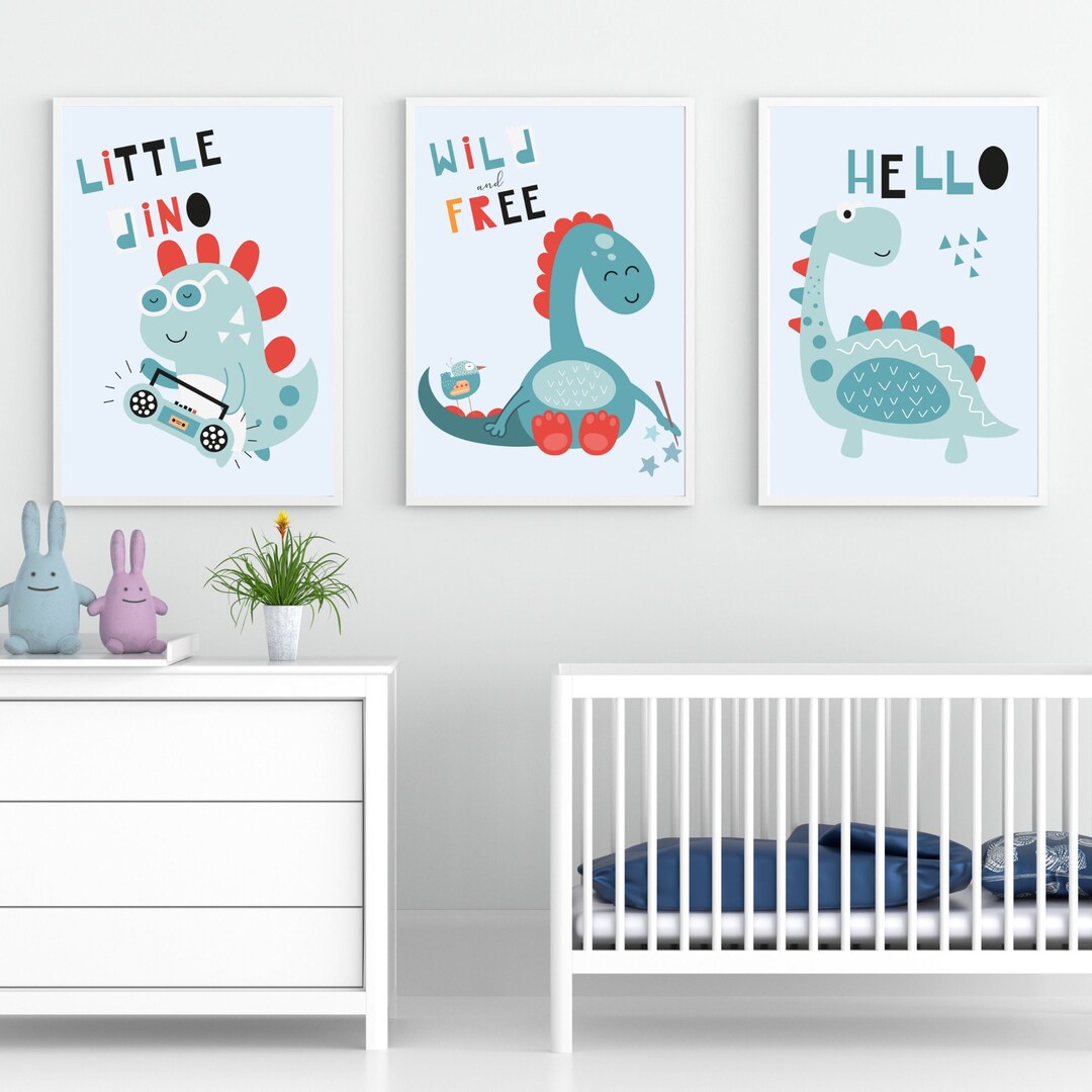 Dinosaur Decor, Dinosaur Printable Wall Art, Dinosaur Prints, Dinosaur ...