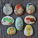 PICK 6 - Cartoon Hand Painted Rocks - Etsy