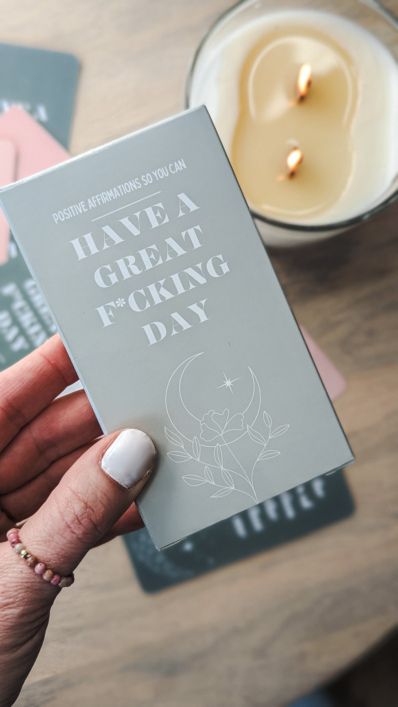 Sweary Positive Affirmations Cards, Tarot Style | Badass Affirmations ...