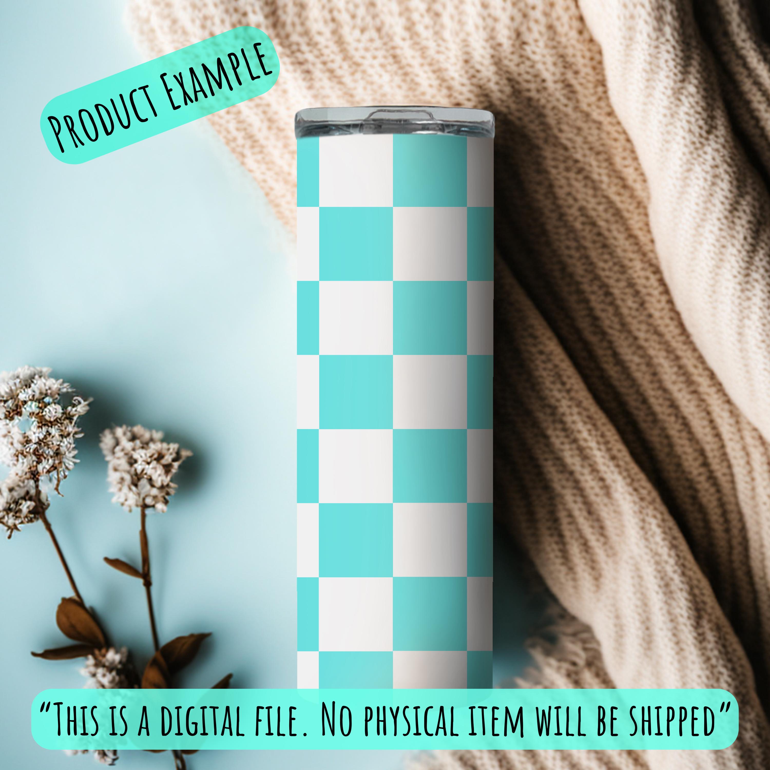 Blue Checkered Pattern PNG Digital Download - Etsy