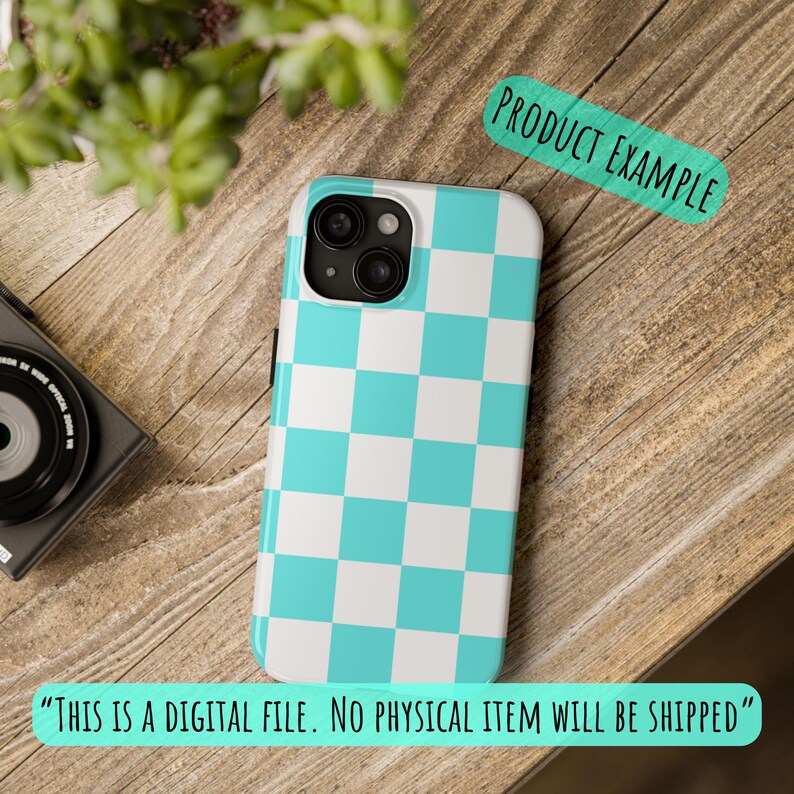 Blue Checkered Pattern PNG Digital Download - Etsy