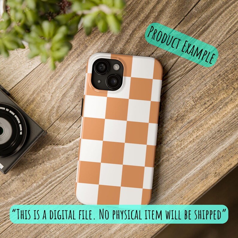 Brown Checkered Pattern PNG Digital Download - Etsy