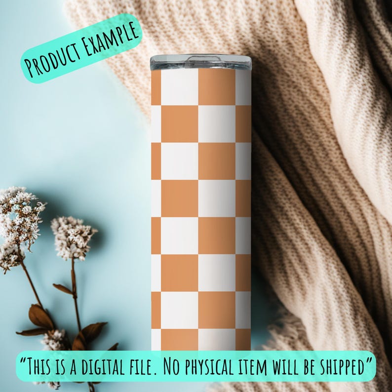 Brown Checkered Pattern PNG Digital Download - Etsy