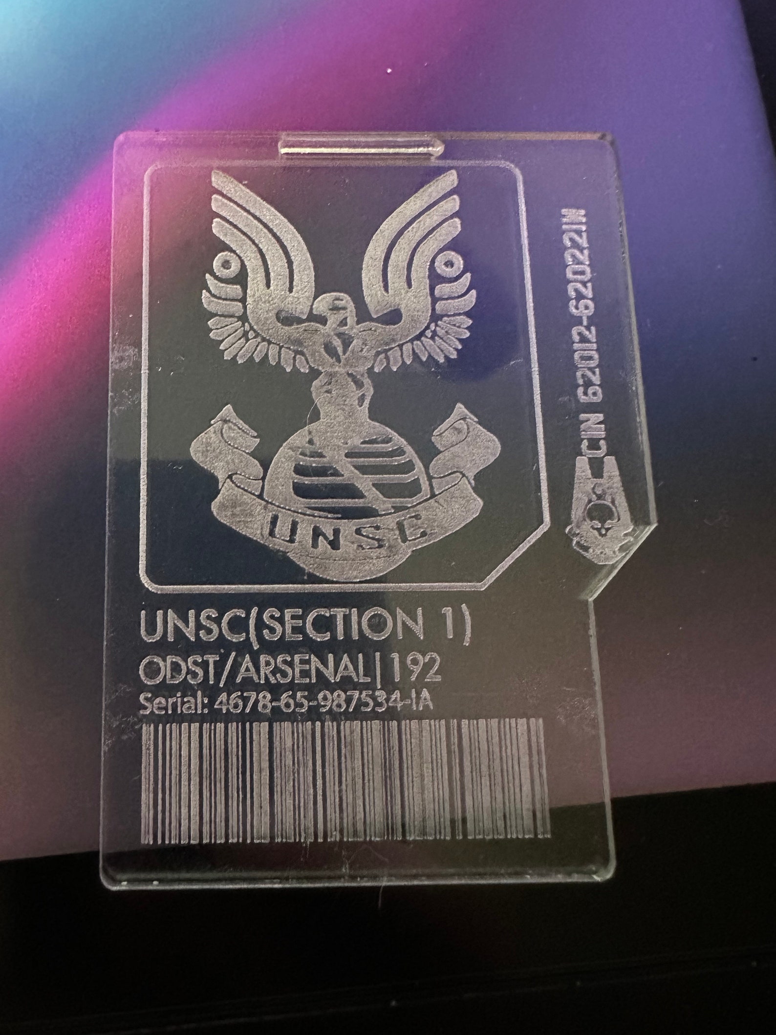 UNSC / ONI Identification Cards Halo - Etsy Canada