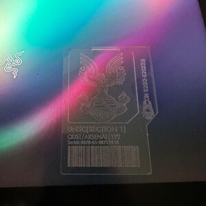 UNSC / ONI Identification Cards Halo - Etsy Australia