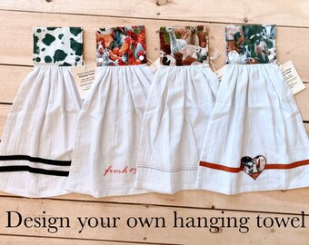 Snap Hanging Kitchen Towels - Etsy