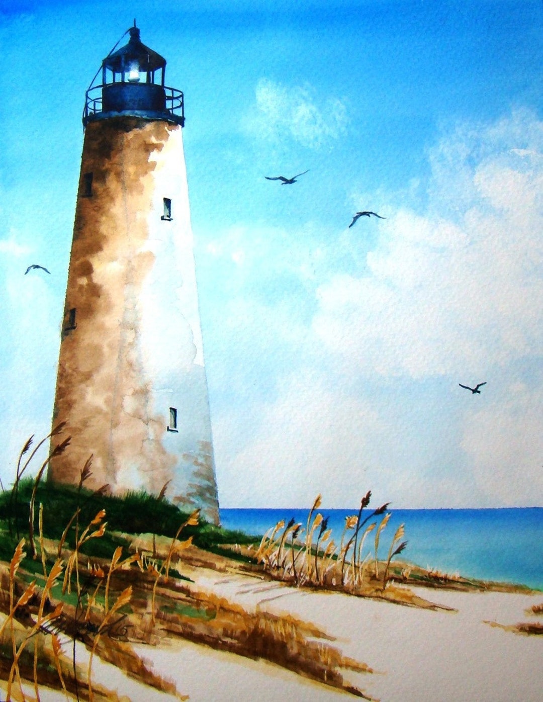 Fine Art Print of Georgetown Lighthouse-georgetown Lighthouse Fine Art ...