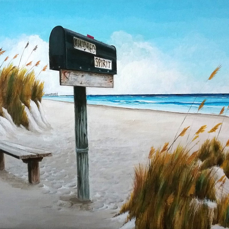 Beach Mailbox - Etsy