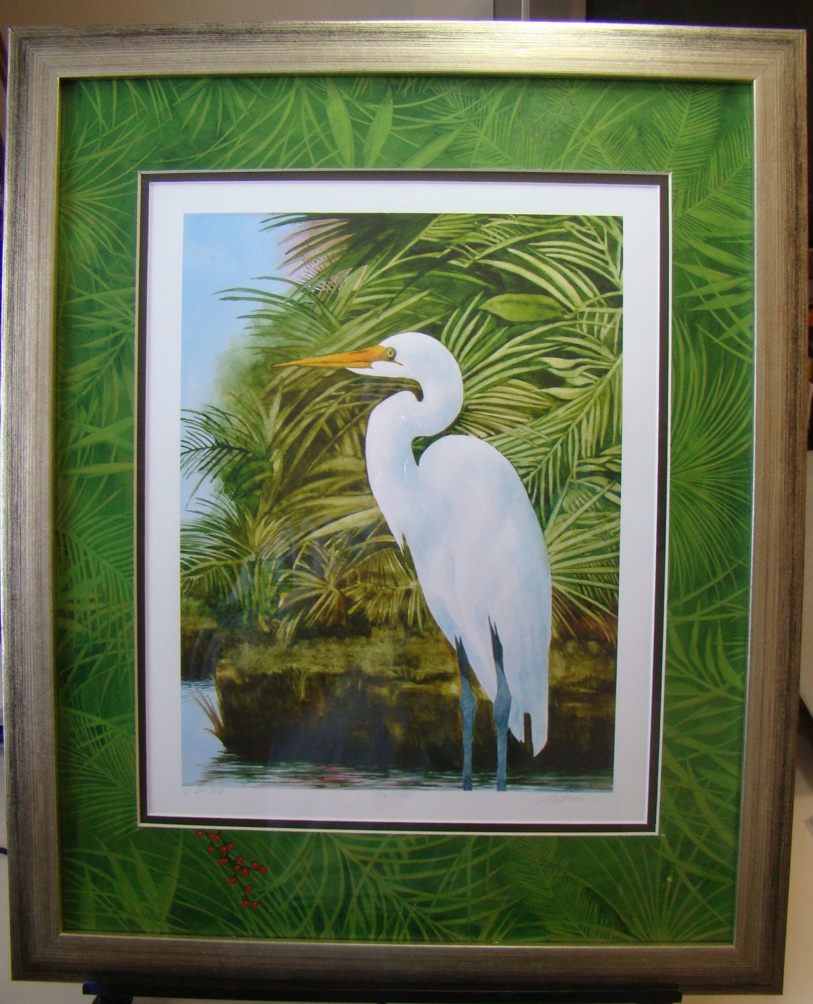 Great White Egret Fine Art Print-fine Art Print of Great White Egret ...