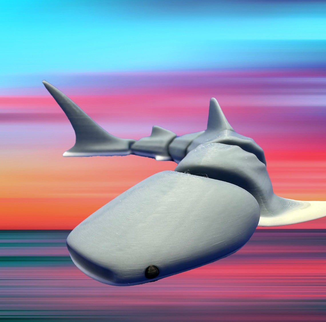 Articulated Whale Shark, Model, Desk Toy, Fidget Toy, Figurine, Perfect ...