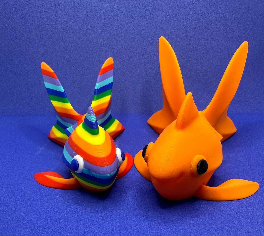 Cute Articulated Goldfish, Model, Desk Toy, Fidget Toy, Figurine ...