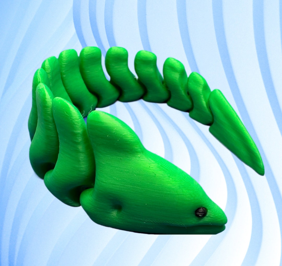 Articulated Eel, Model, Desk Toy, Fidget Toy, Figurine, Perfect Gift ...