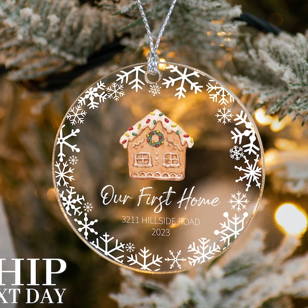 First Christmas at New Home Ornament - Etsy