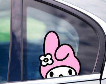 Paper Pikachu Surprise Middle Finger Peeking Vinyl Decal Stickers Anime ...