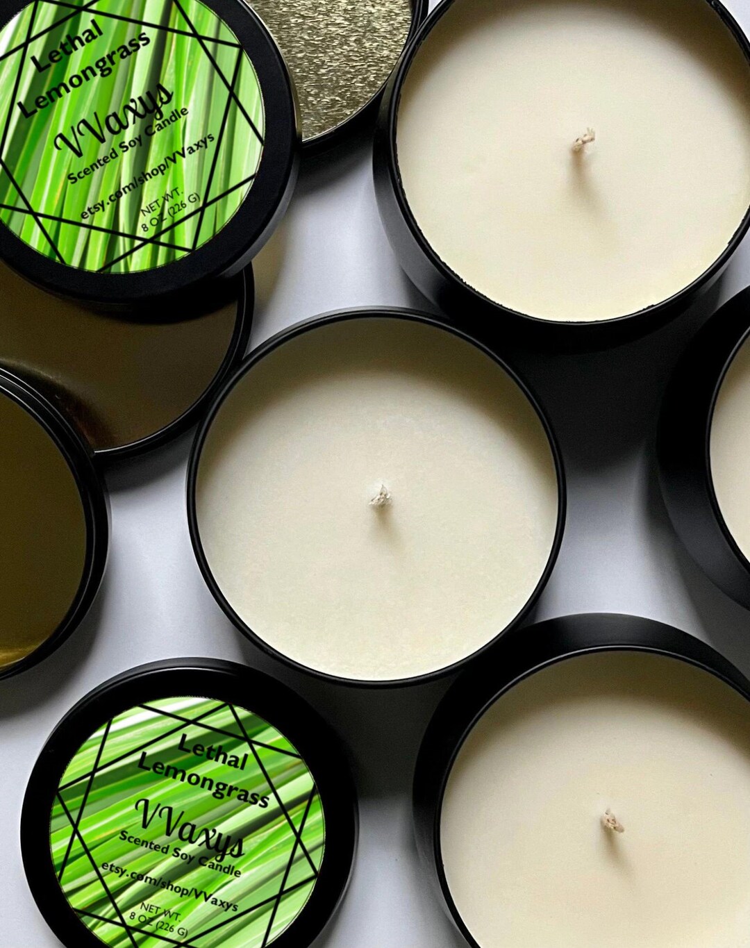 Lethal Lemongrass Soy Wax Candle / Luxury Candle / Essential Oil Candle ...