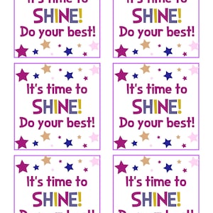 Testing Treat Bag Toppers | STAAR Testing | Benchmark Testing Snack - Etsy