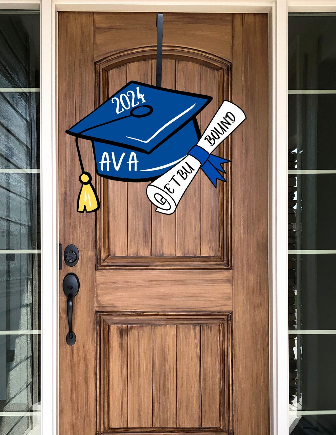 Graduation Door Hanger - Door Hanger - 2024 Graduate - High School ...