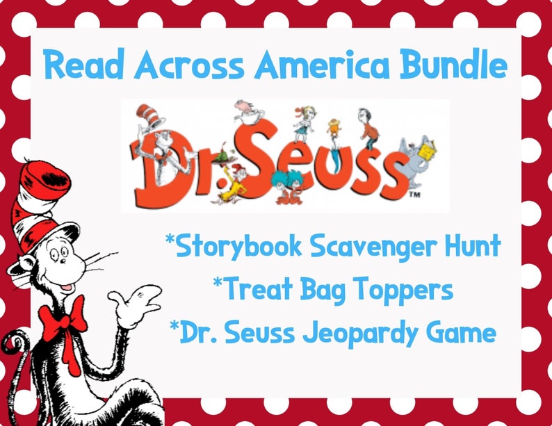 Read Across America Dr. Seuss Dr. Seuss Birthday Dr. - Etsy