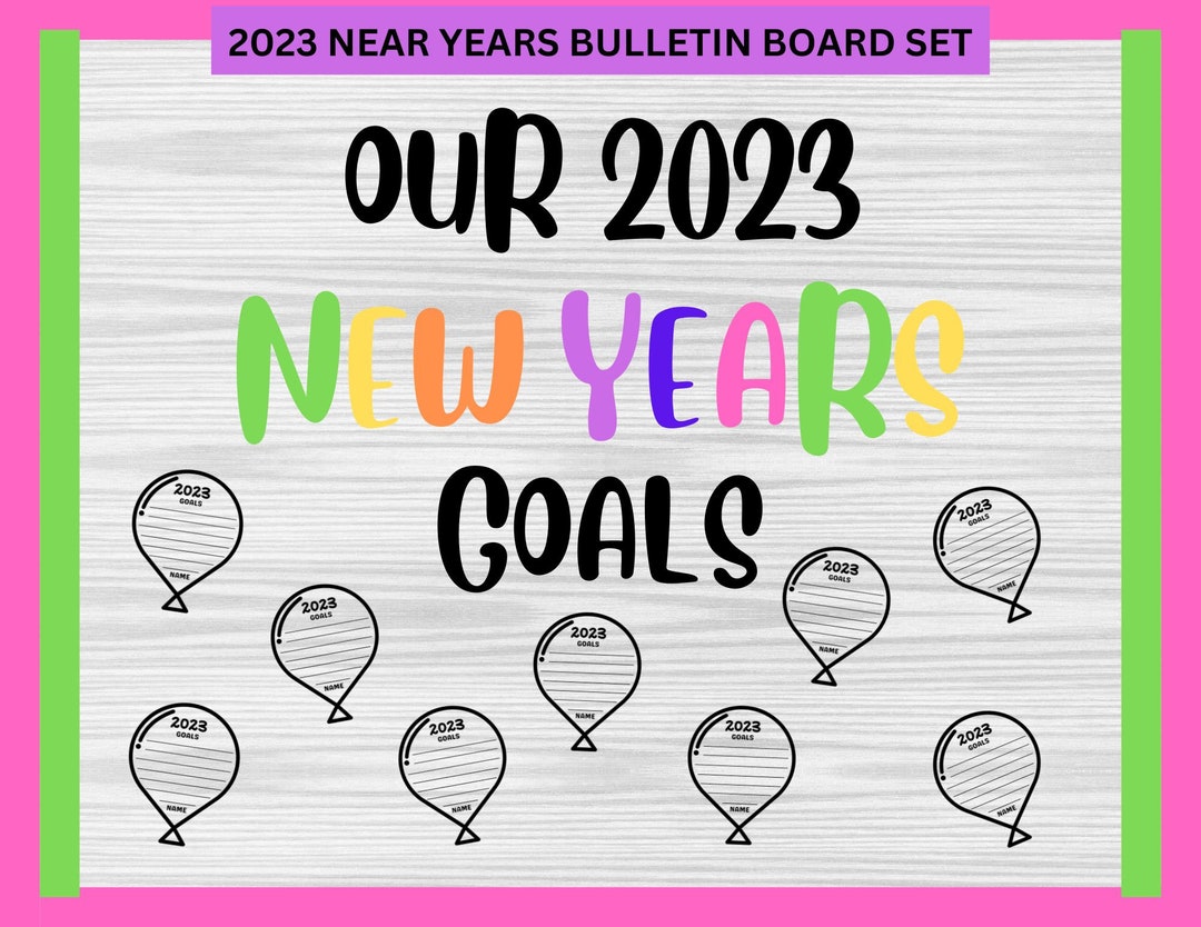 2023 Writing Activity | 2023 Our New Years Goals Writing Activity ...
