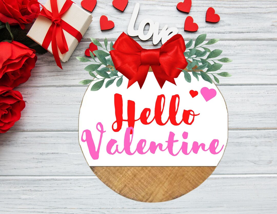 Valentines | Front Door Decor | Front Door Wreath | Happy Valentines ...