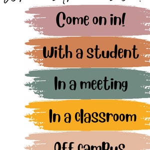 Custom School Counseling Office Sign Door | Where is the Counselor ...