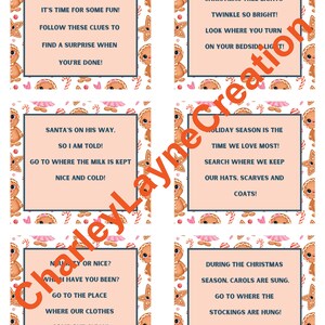 Gingerbread Man Scavenger Hunt | Christmas Scavenger Hunt | Christmas ...