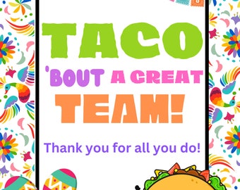 Taco Bout Teacher Gift - Etsy