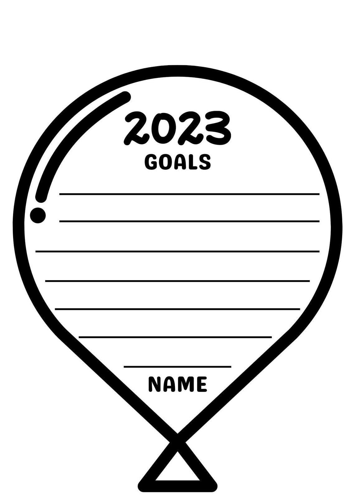 2023 Writing Activity 2023 Our New Years Goals Writing - Etsy