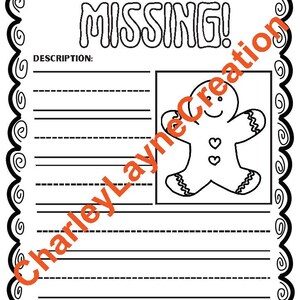 Gingerbread Man Scavenger Hunt | Christmas Scavenger Hunt | Christmas ...