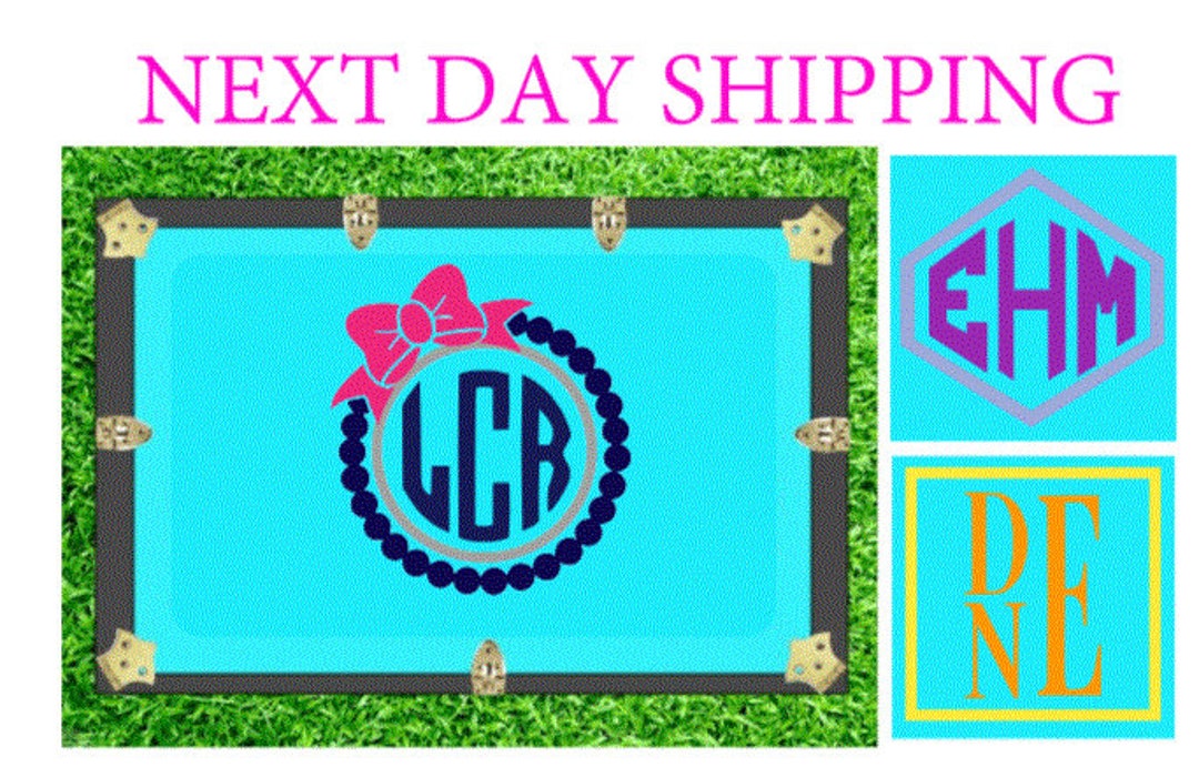 Custom Camp Trunk Monogram Decal | Summer Camp Gear | Footlocker | Camp ...