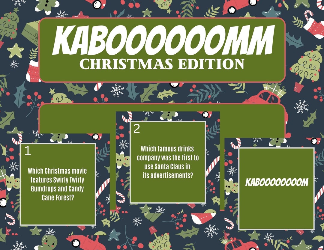 KABOOOOOM Christmas Edition Game Christmas Christmas Game Christmas ...