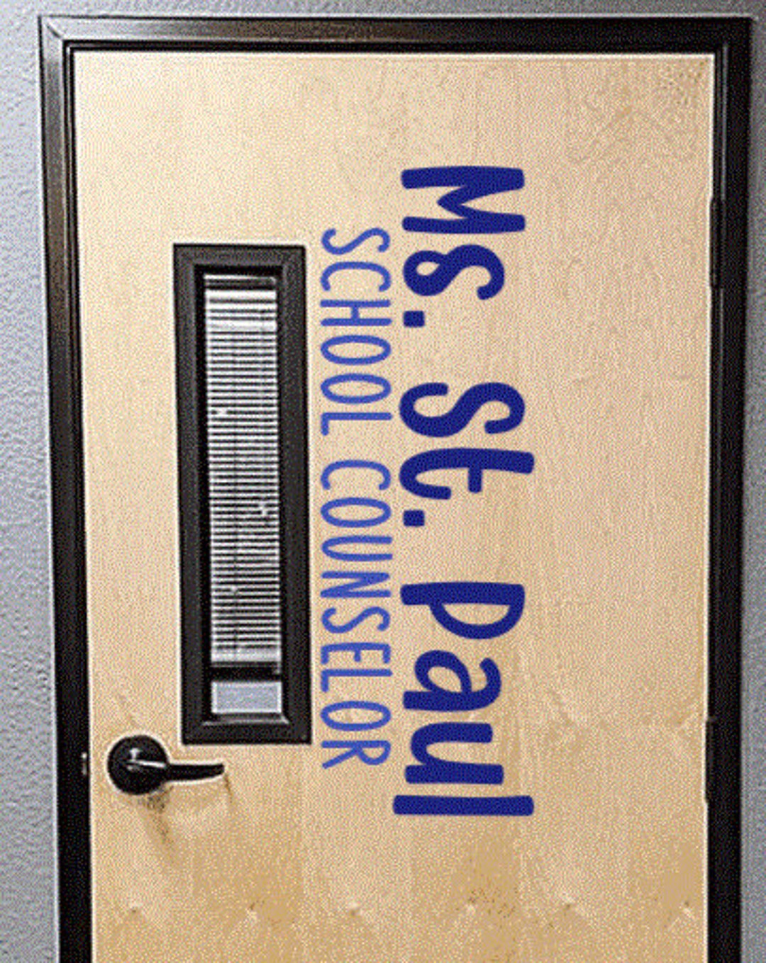 Personalized School Name Decal | School Name Door Decal | School ...