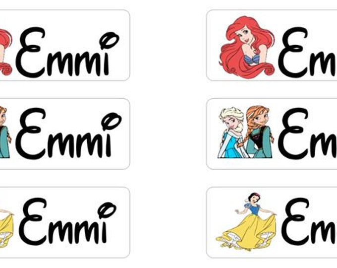 Disney Princess Labels School Supplies Labels Teacher Gifts Student ...