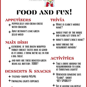 National Lampoon's Christmas Vacation |holiday Dinner and Activities ...