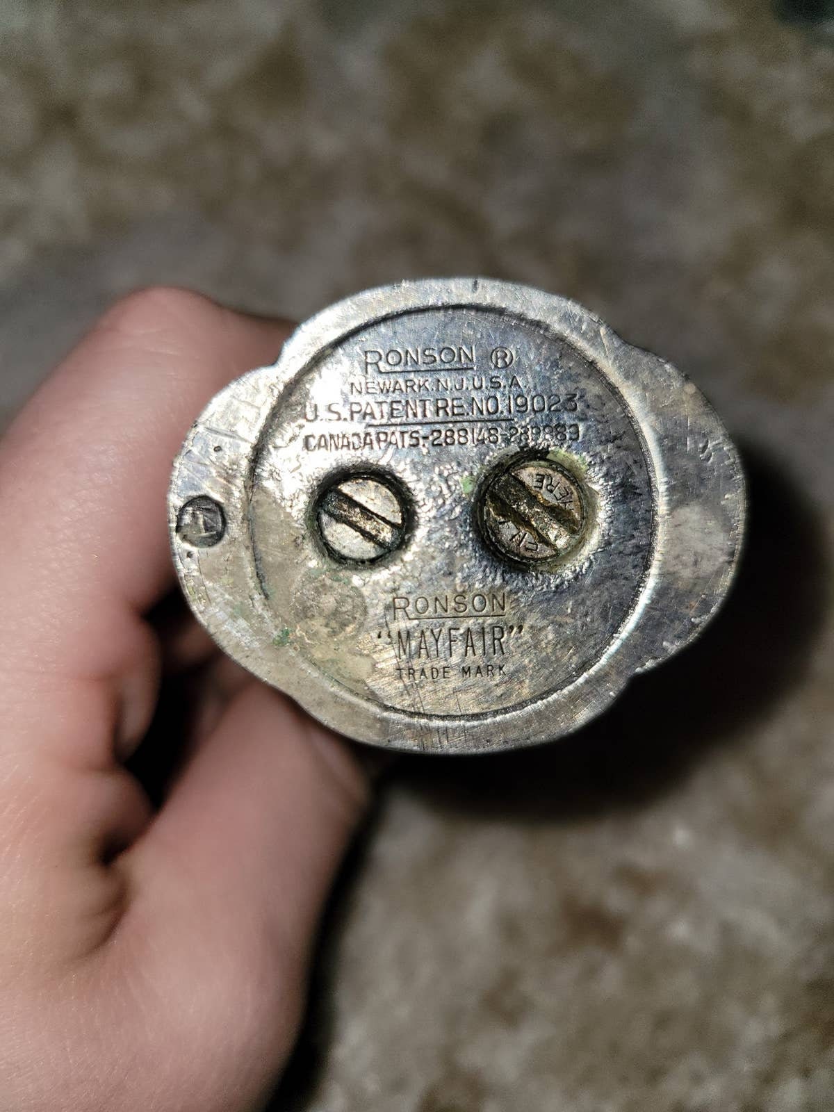 Ronson Lighters Small Silverplate Table Lighter Mayfair - Etsy