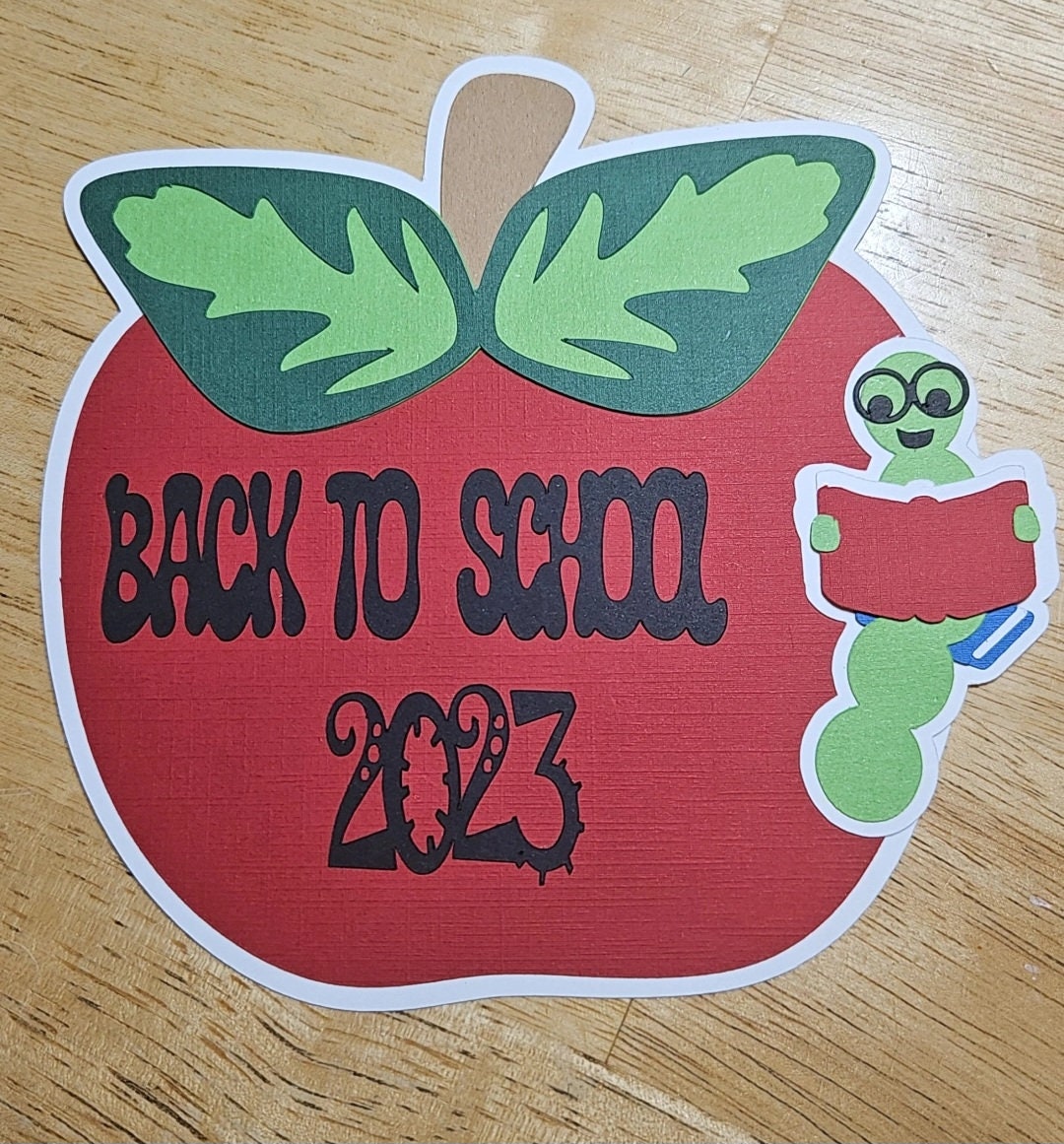 Back to School Embellishment SVG PNG Digital File Cut File - Etsy