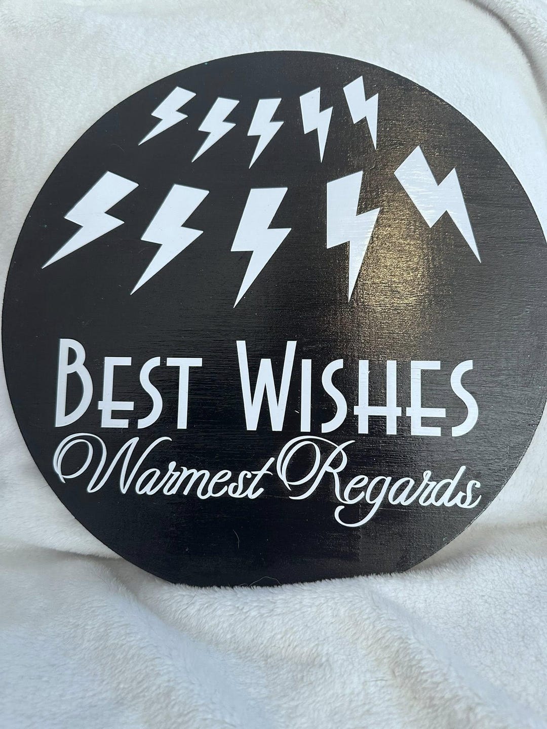 Best Wishes, Warmest Regards Door Sign - Etsy
