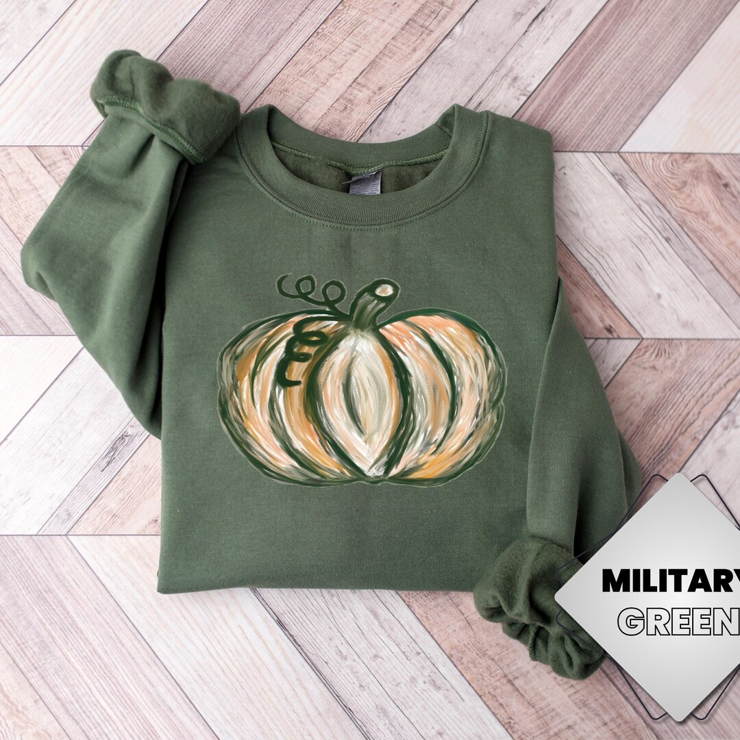 Pumpkin Sweatshirt, Pumpkin Sweater, Jack-o-lantern Sweatshirt ...