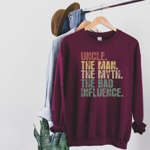 Retro Uncle Sweatshirt, Cute Uncle Sweatshirt, New Uncle Sweatshirt ...