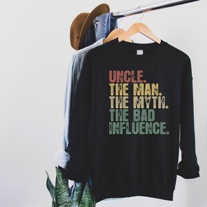Retro Uncle Sweatshirt, Cute Uncle Sweatshirt, New Uncle Sweatshirt ...