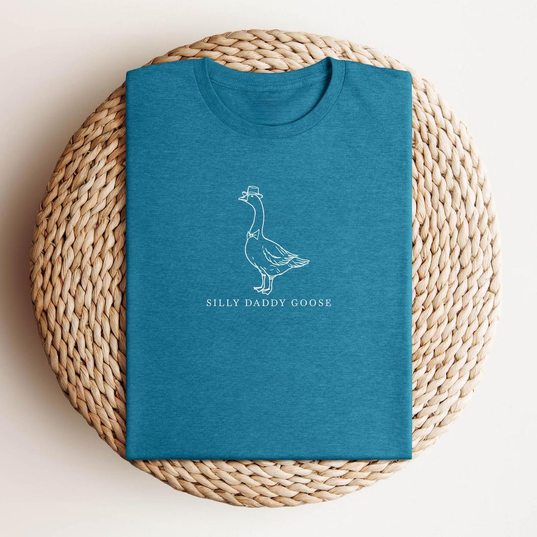 Daddy Goose Shirt, One Silly Goose Shirt for Dad, Goose Family Shirt ...